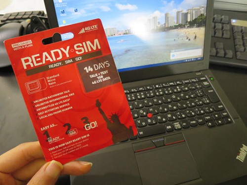 Ready Simはハワイで使える？データ容量1GBを買いました | ThinkPad X240sを使い倒す シンクパッドのレビュー・カスタマイズ